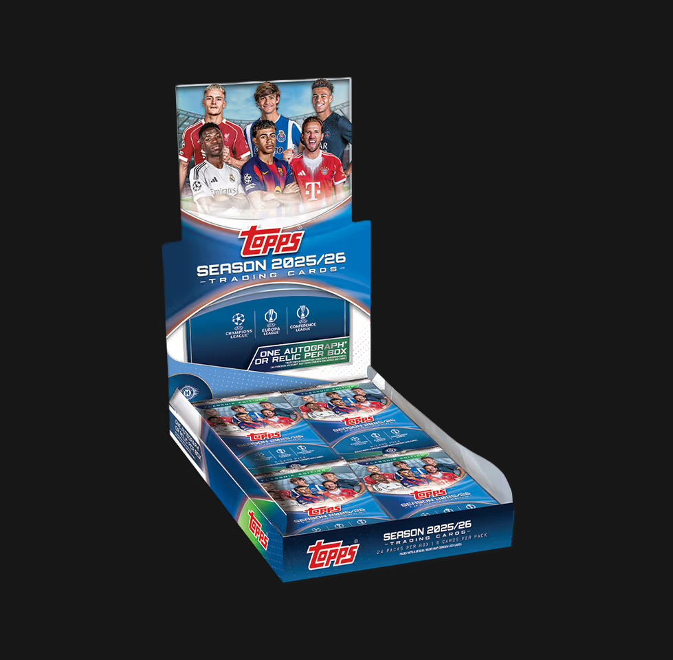 #UCCFS8 Full case (12 Box) 2025-26 TOPPS UEFA Club Competitions Soccer ...