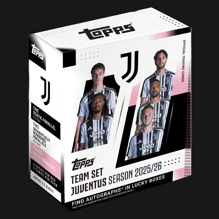 SEALED 2025-26 TOPPS Juventus Team Set Soccer Cards Box | SW10228